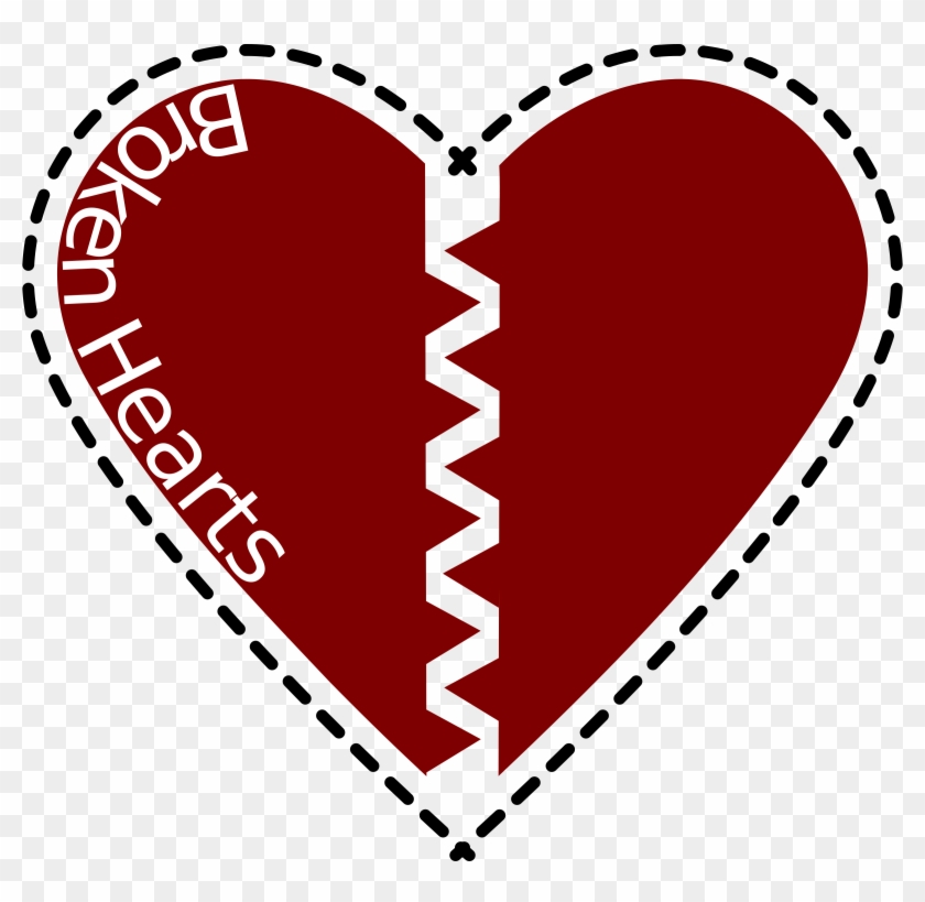 Broken Hearts Clipart Vector Clip Art Free Design Image - Heart Png ...
