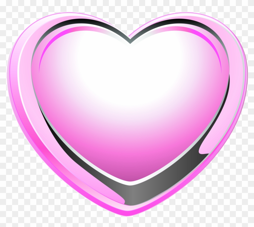 Clipart - Pink Heart Logo Png - Full Size PNG Clipart Images Download