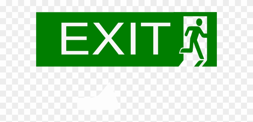 Exit Clip Art - Emergency Exit - Full Size PNG Clipart Images Download