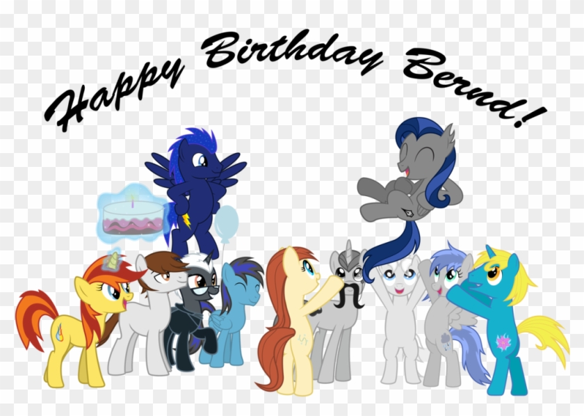 Happy Birthday Bernd By Yanoda - Cartoon - Free Transparent PNG Clipart ...