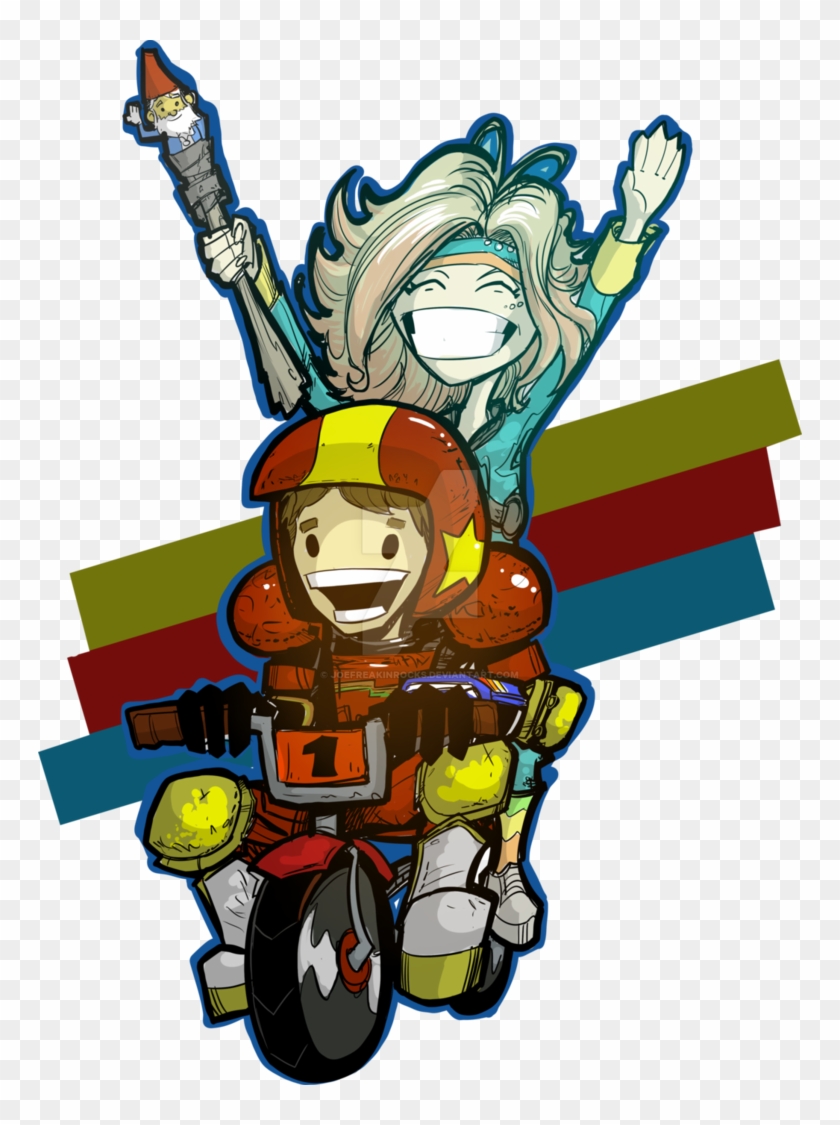 Turbo Kid And Apple - Cartoon - Full Size PNG Clipart Images Download