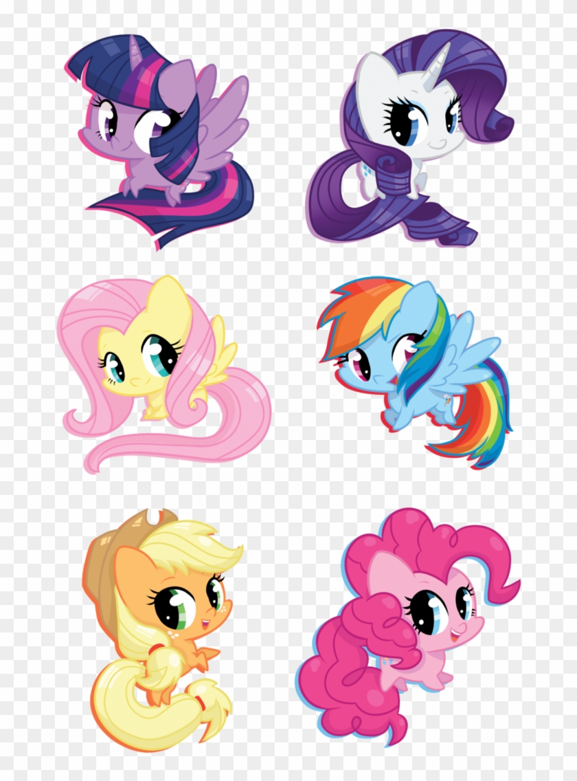 Mlp Fim Sticker Sheet By Kmwolf On Deviantart - My Little Pony Png ...