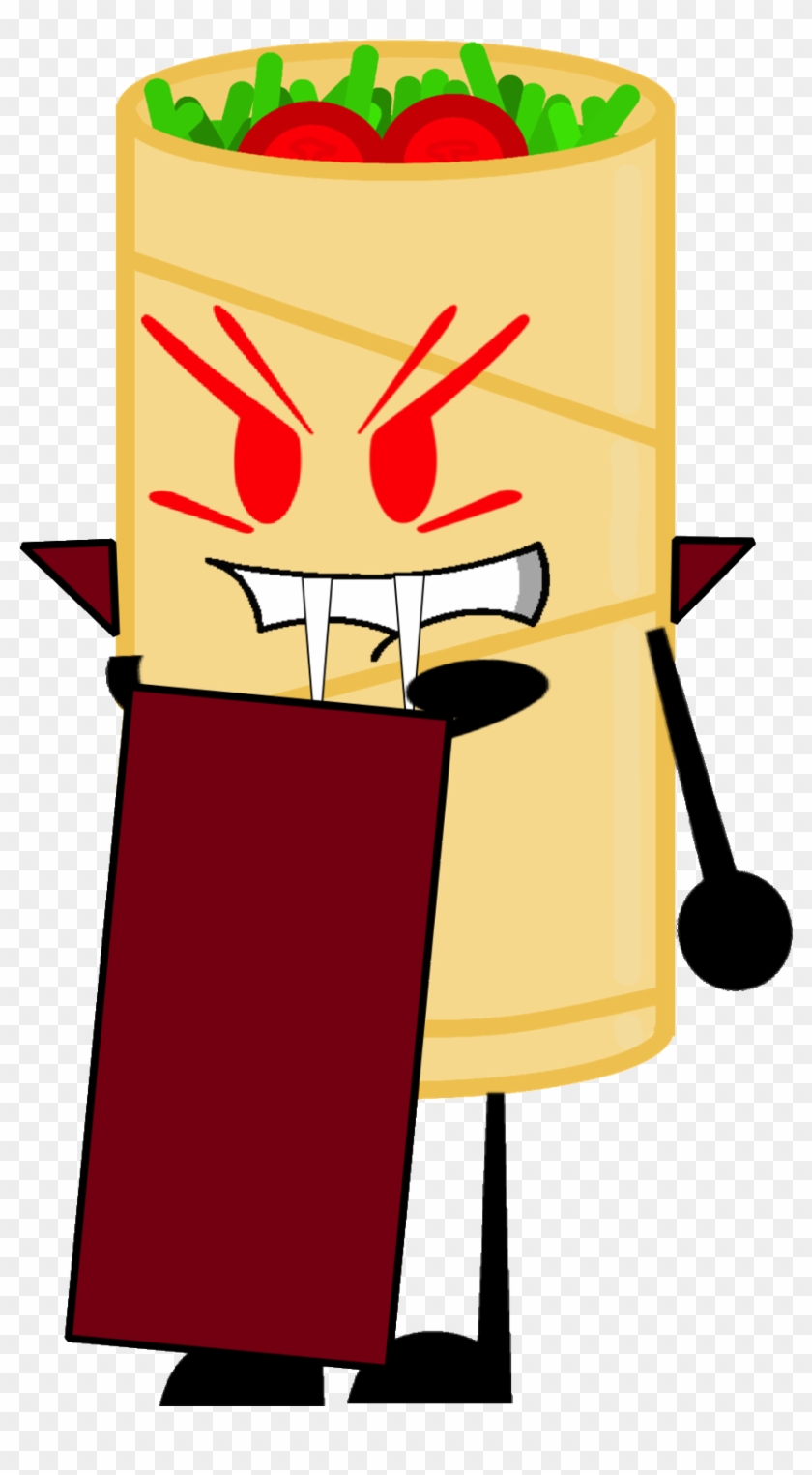 Burrito As A Vampire Vector - Vector Graphics - Full Size PNG Clipart ...