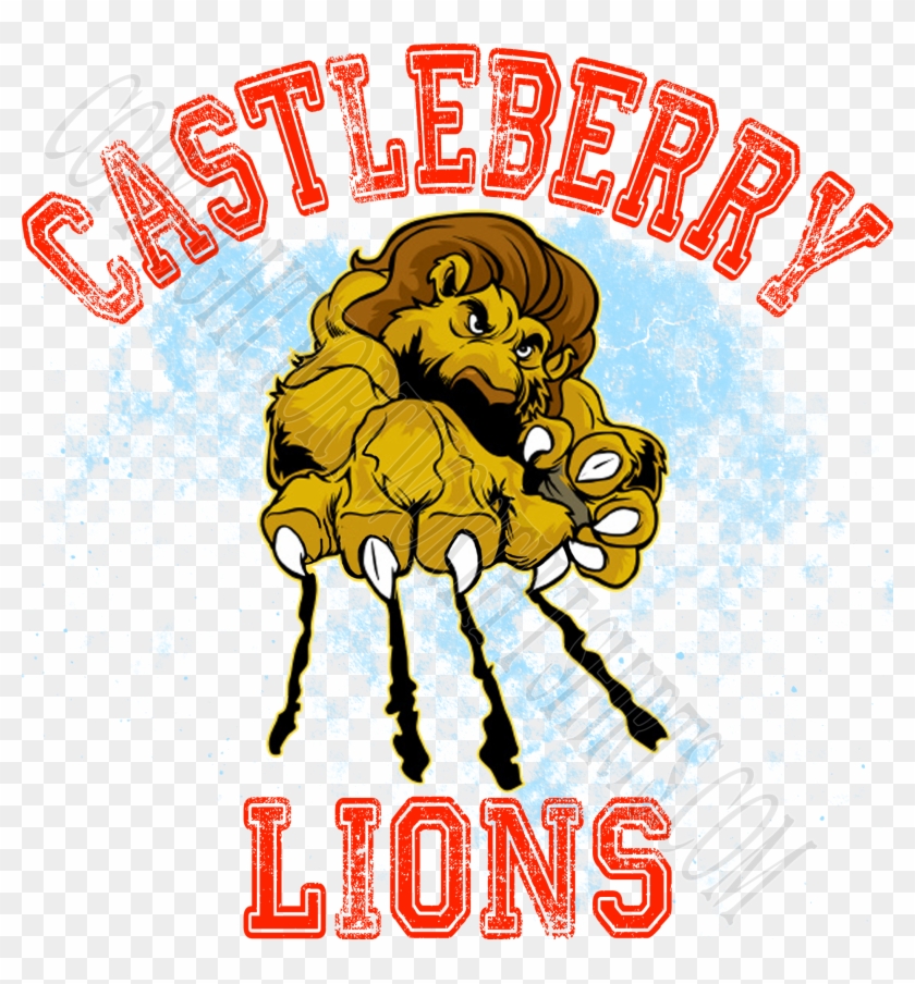 Azle Hornets T Shirts Castleberry Lions T Shirts - Lion - Full Size PNG ...
