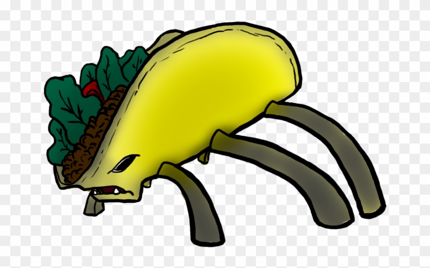 Taco Monster By Chibibatgraphics - Comics - Full Size PNG Clipart ...