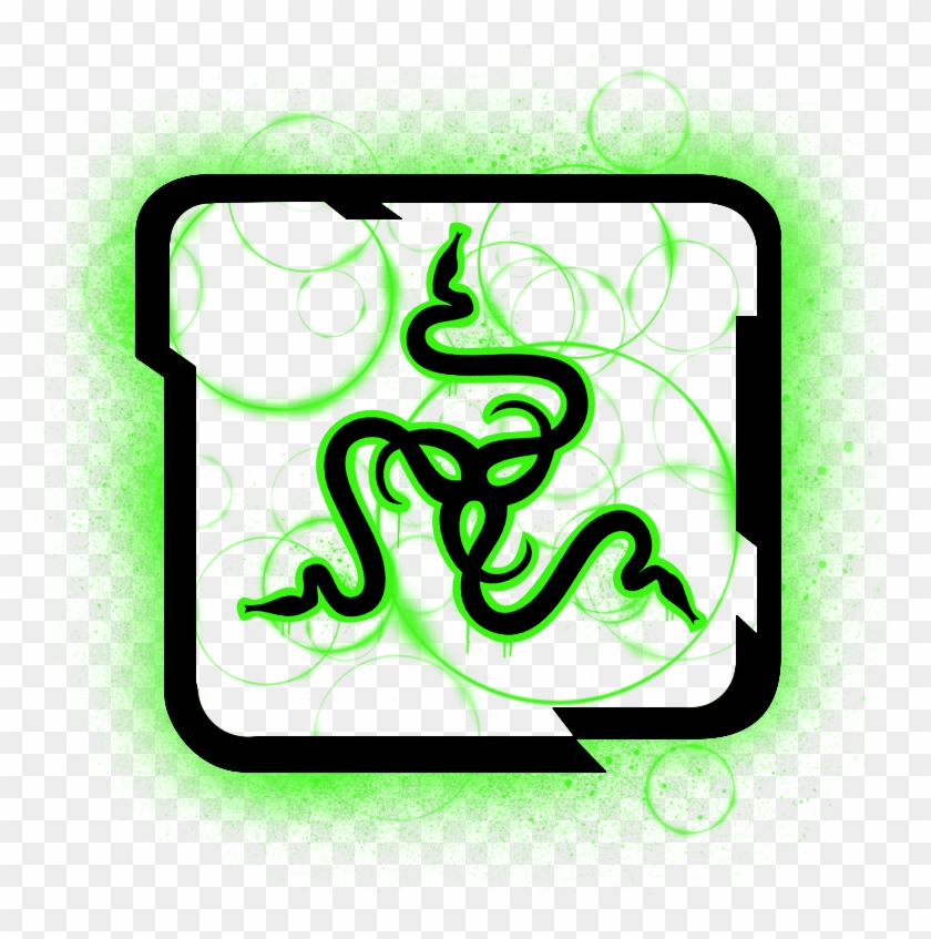 Razer Logo Spray-paint 512x - Razer Logo Transparent Gif - Full Size ...