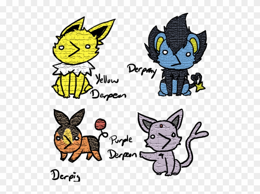 Derpemon By Howlowl - Cartoon - Free Transparent PNG Clipart Images ...