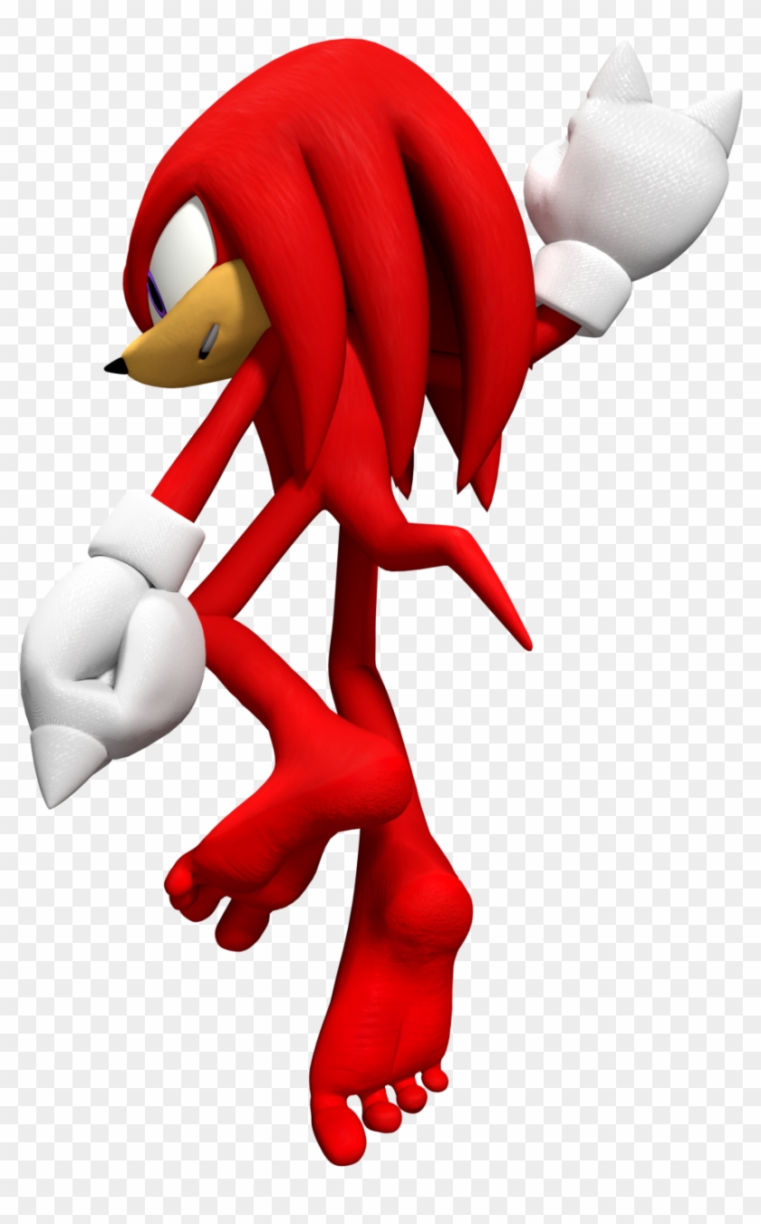 [3d] Knuckles Joins The Fight By Feetymcfoot - Cartoon - Full Size PNG ...