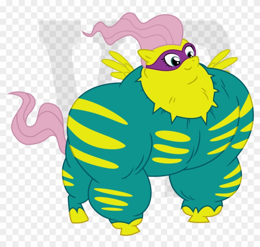 Saddle Rager Hulk By Vector-brony - Power Ponies Fluttershy Hulk - Full ...