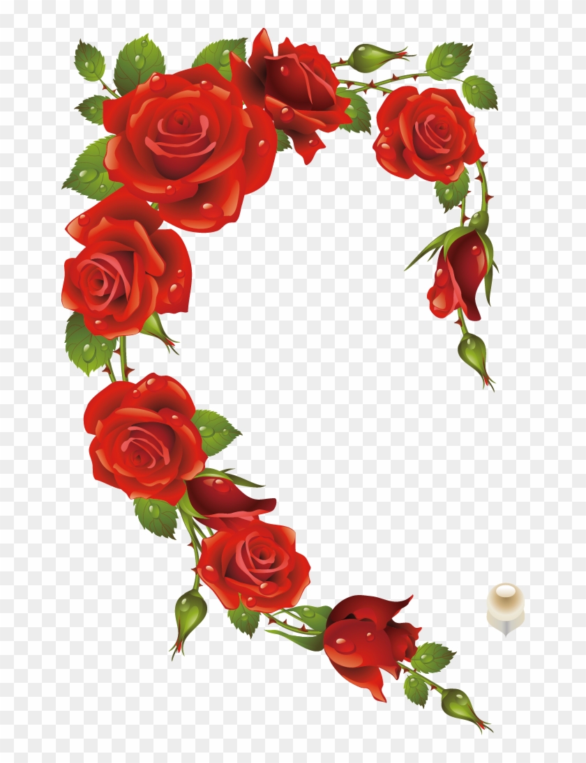 Rose Picture Frame Heart Red - Rose Picture Frame Heart Red - Free ...