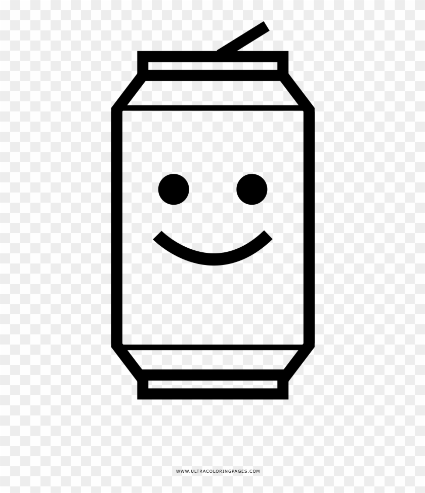 Soda Can Coloring Page - Soft Drink - Full Size PNG Clipart Images Download