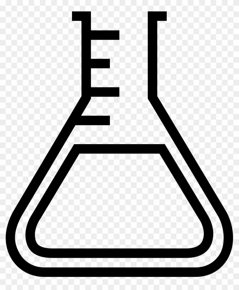 Laboratory Flasks Computer Icons Clip Art - Flask Outline - Full Size ...