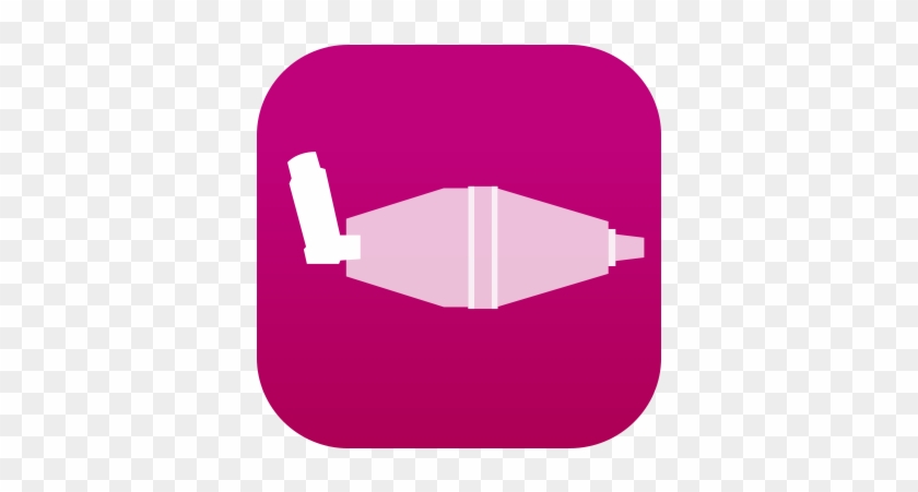 Using Asthma Inhalers - Spacer Asthma Icon - Full Size PNG Clipart ...