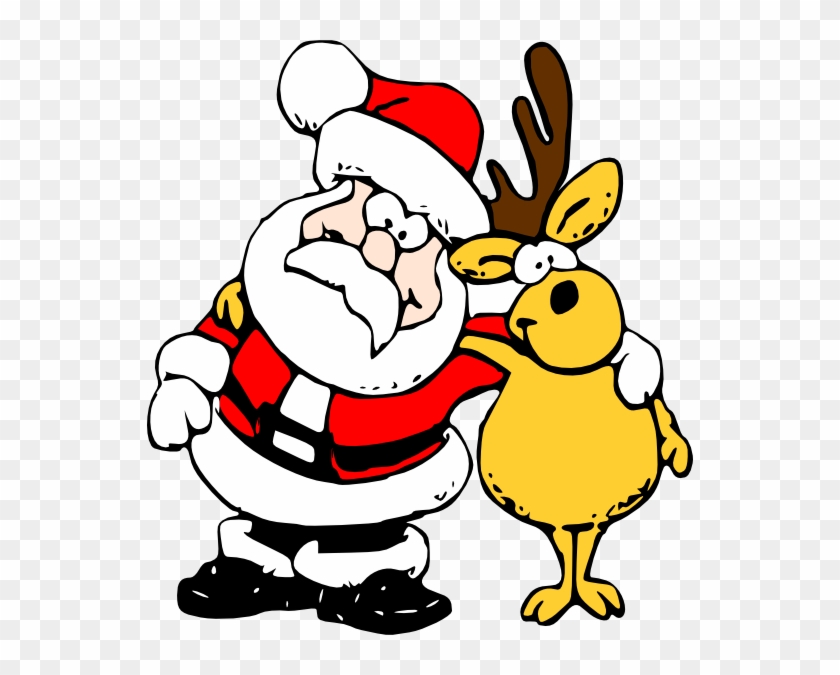 Funny Santa Clip Art - Full Size PNG Clipart Images Download