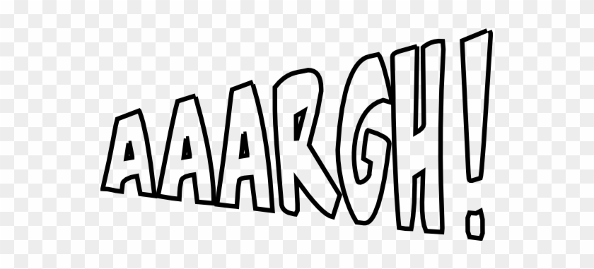 Aaarghh - - Grito Comic - Free Transparent PNG Clipart Images Download