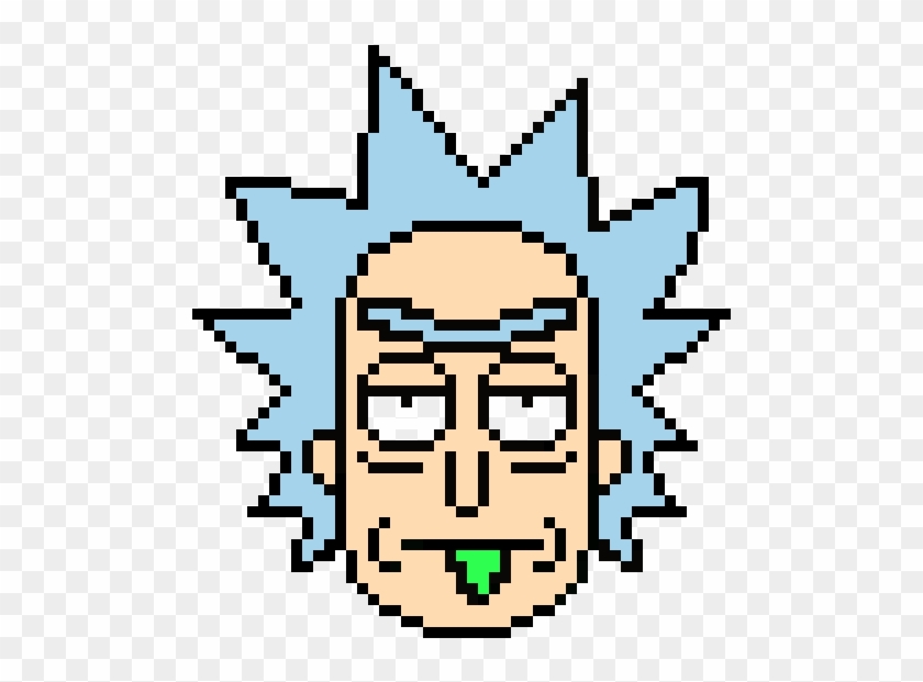 Rick Sanchez - Rick And Morty Pixel Art - Full Size PNG Clipart Images ...
