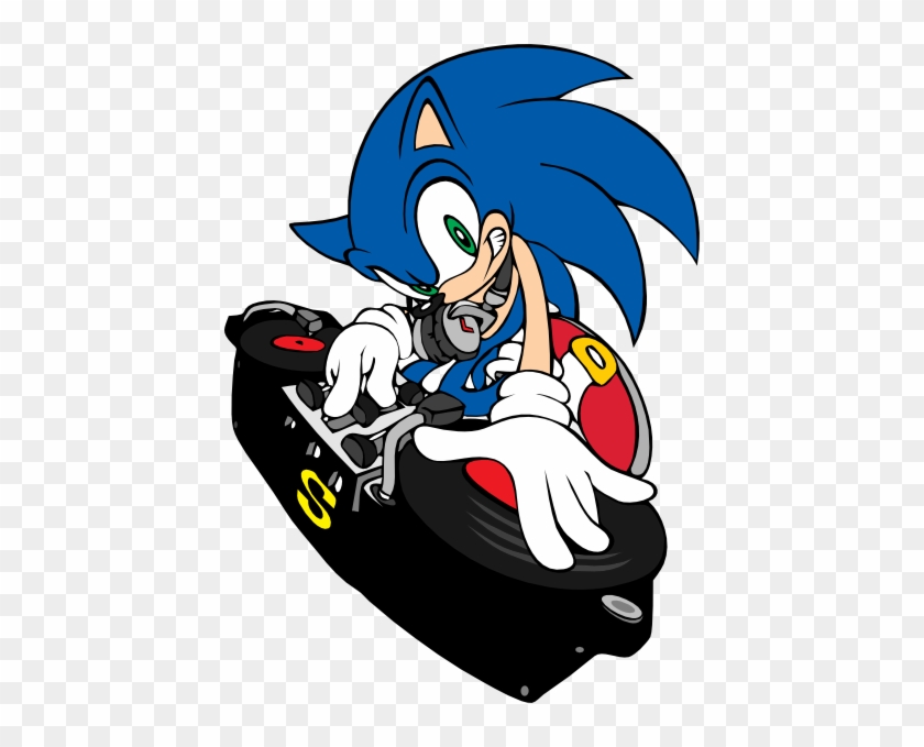 Desenhos De Sonic Dj - Full Size PNG Clipart Images Download