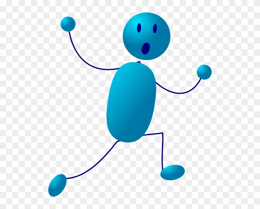 Running Scared Clip Art At Clker - Scared Stick Figure Clip Art - Full ...
