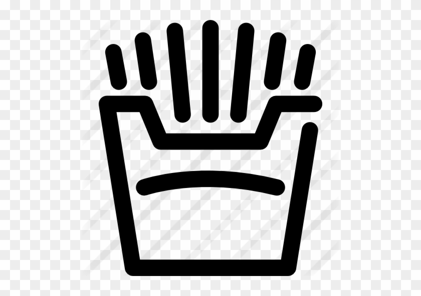 French Fries - Snack Icon - Full Size PNG Clipart Images Download