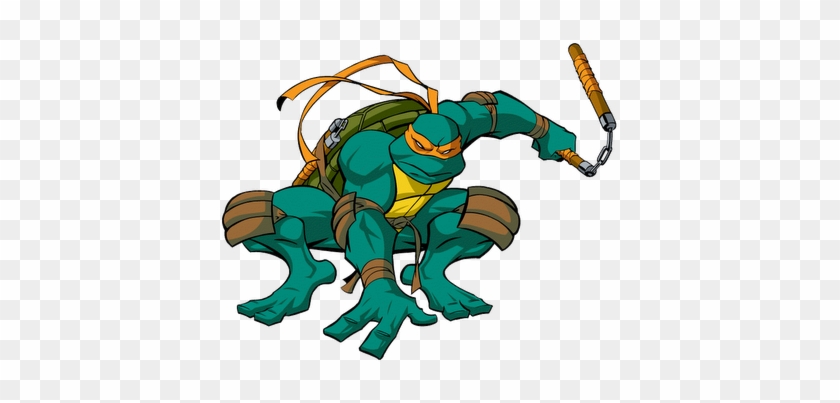 Mikey - Teenage Mutant Ninja Turtles Michelangelo Png - Full Size PNG ...