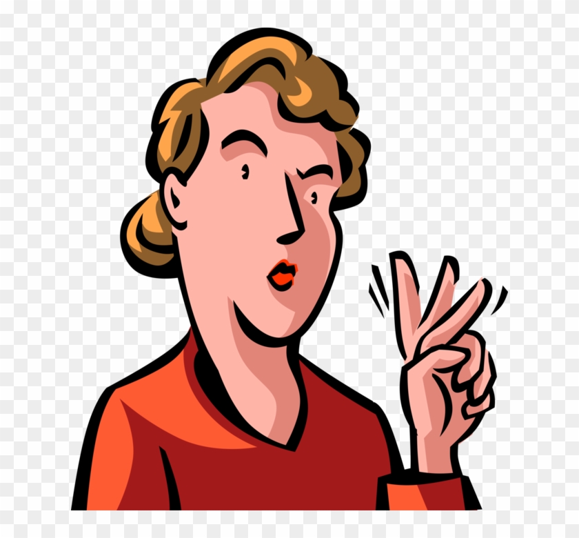 Vector Illustration Of Reticent Office Worker Hesitates - Vector ...