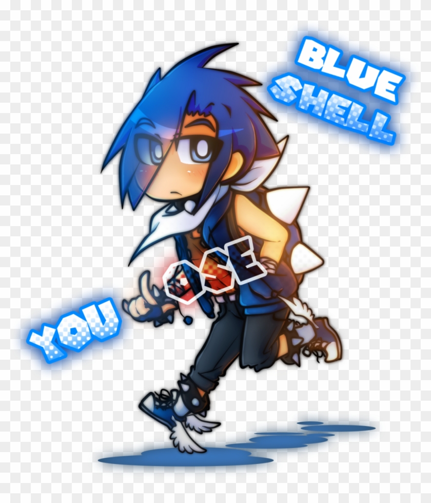 Mario Kart Blue Shell Personified By Geekykitten64 - Mario Kart 7 Blue ...