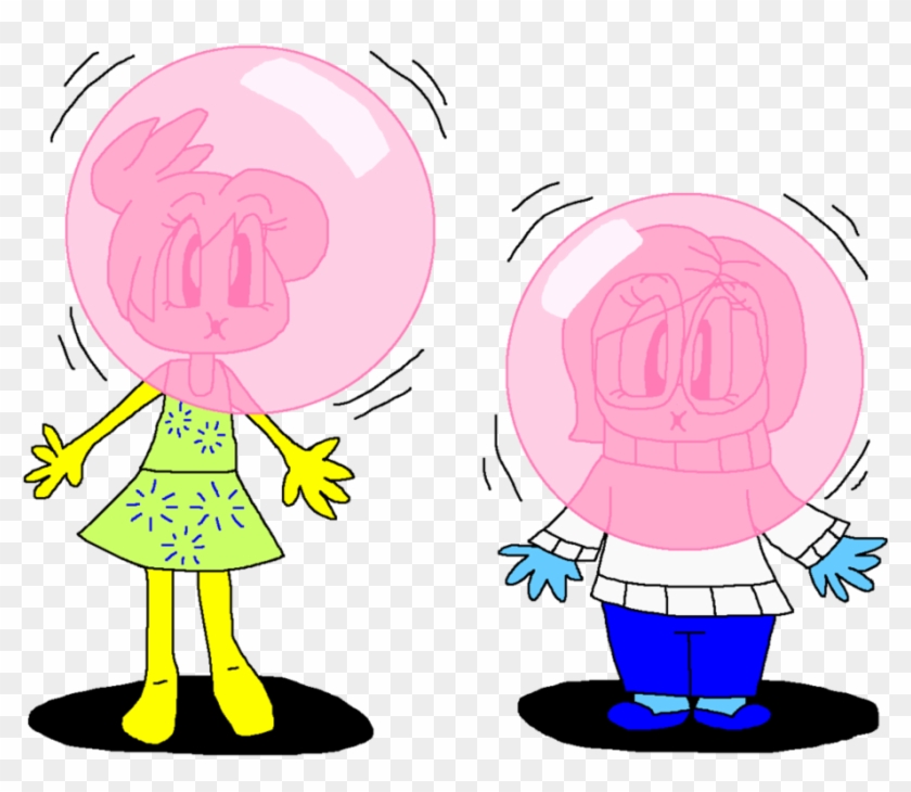 Joy And Sadness Bubbles By Pokegirlrules - Cartoon - Full Size PNG ...