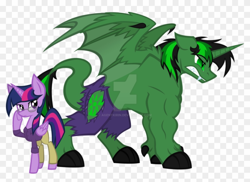 Twilight Sparkle Hulk Dragon By Agentkirin - Hulk My Little Pony - Full ...