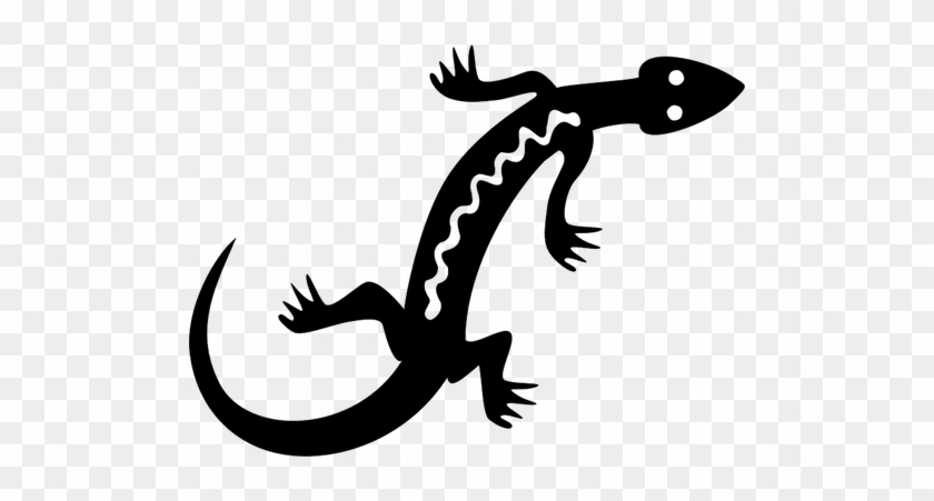 Noble Lizard Silhouette Public Domain Vectors - Vector Graphics - Full ...