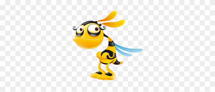 0 110815 B7374924 Orig - Funny Bee - Free Transparent PNG Clipart ...