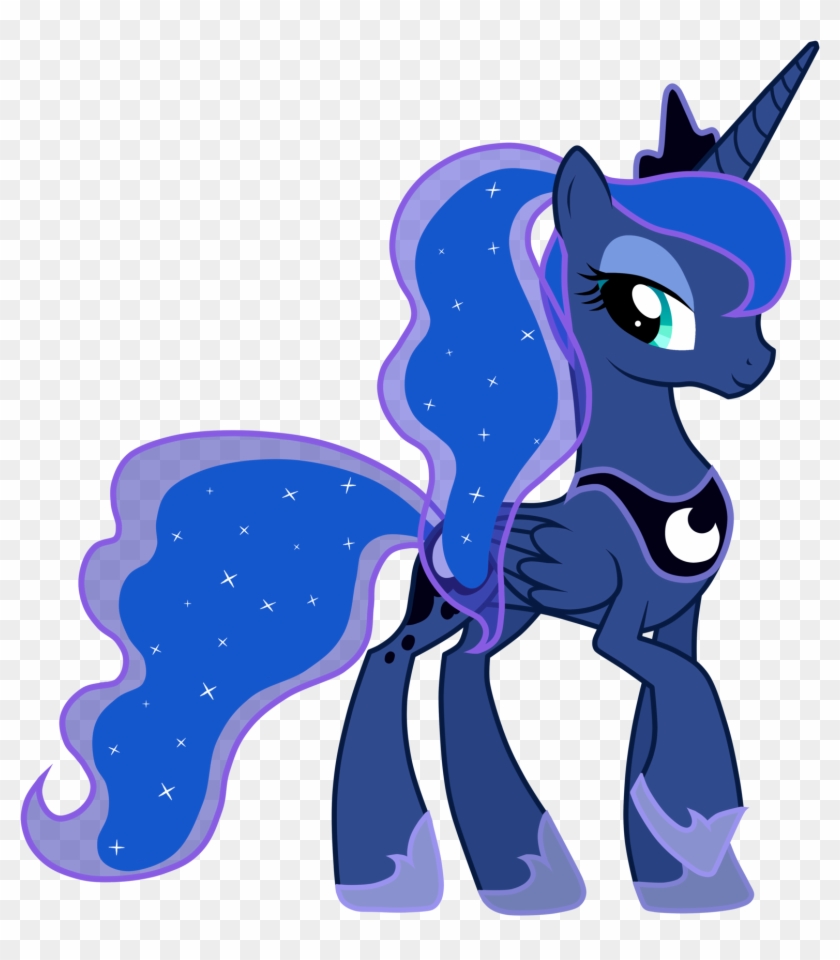 Luna With A Ponytail By Jennieoo - My Little Pony Princesa Luna - Full ...