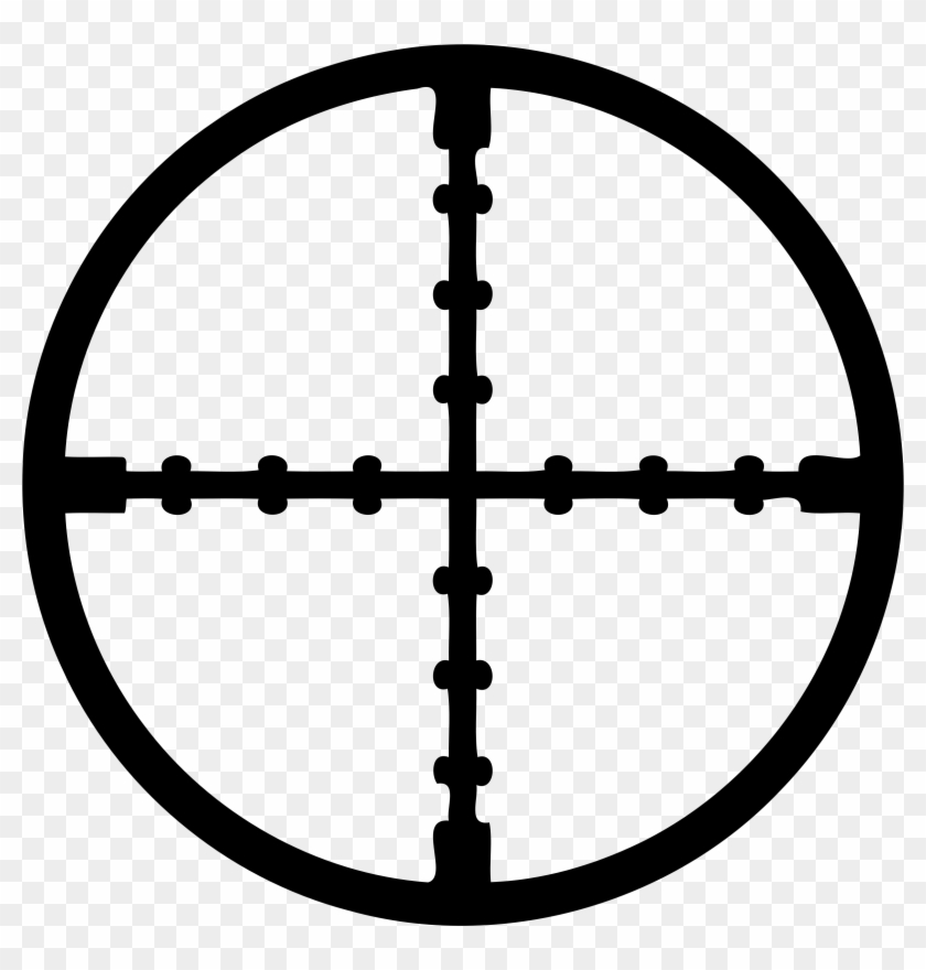 Sight - Crosshairs Png - Full Size PNG Clipart Images Download