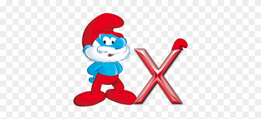 Free Alphabet, Smurf Alphabet, A-z, Png Graphics, Letter - Papa Smurf ...