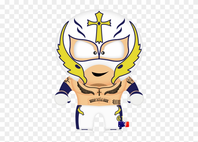 Rey Mysterio By Spwcol - Cartoon - Full Size PNG Clipart Images Download