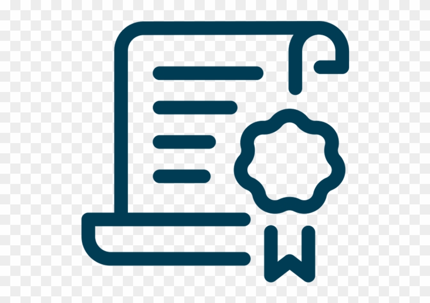 Interactive Lessons - Certificate Link Png Icon Blue - Full Size PNG ...