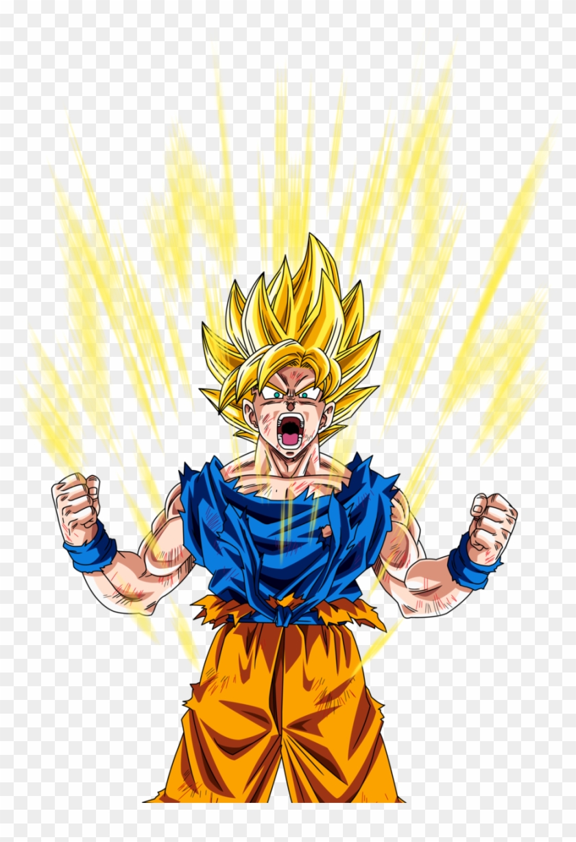 Goku Super Saiyan By Maffo1989-d48f7up - Goku Super Saiyan Png - Full ...