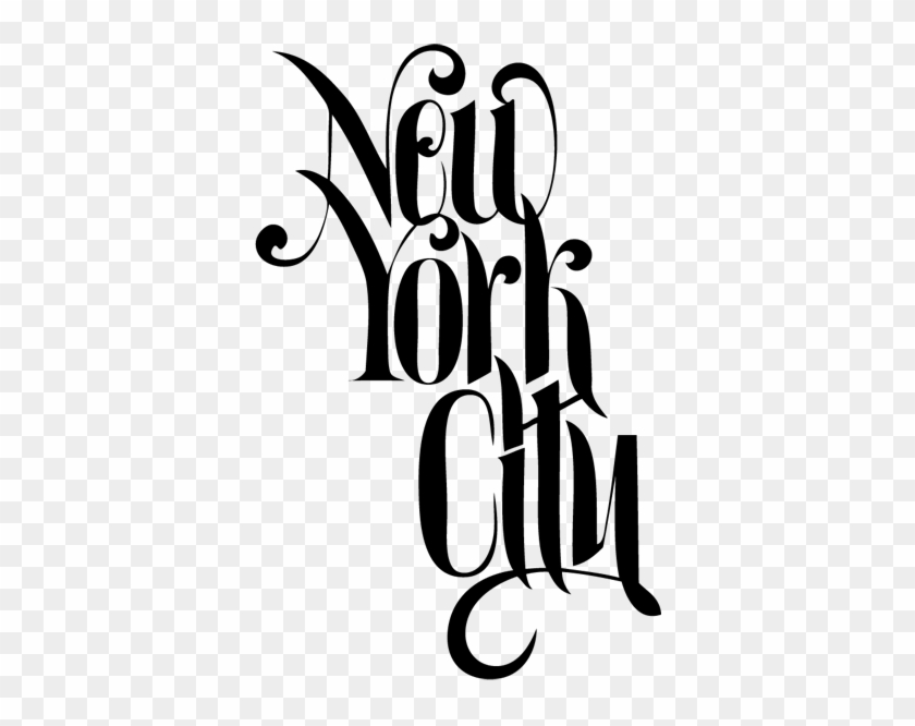 New York City Text Decal - New York City - Full Size PNG Clipart Images ...