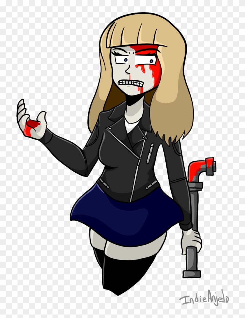 Pipe Girl By Indieanjelo - Cartoon - Free Transparent PNG Clipart ...