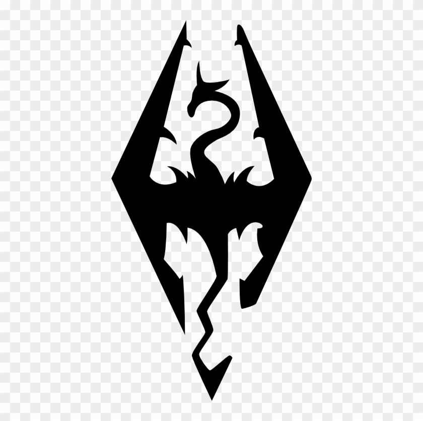 Skyrim Logo - Vector - Imperial Logo Skyrim - Full Size PNG Clipart ...