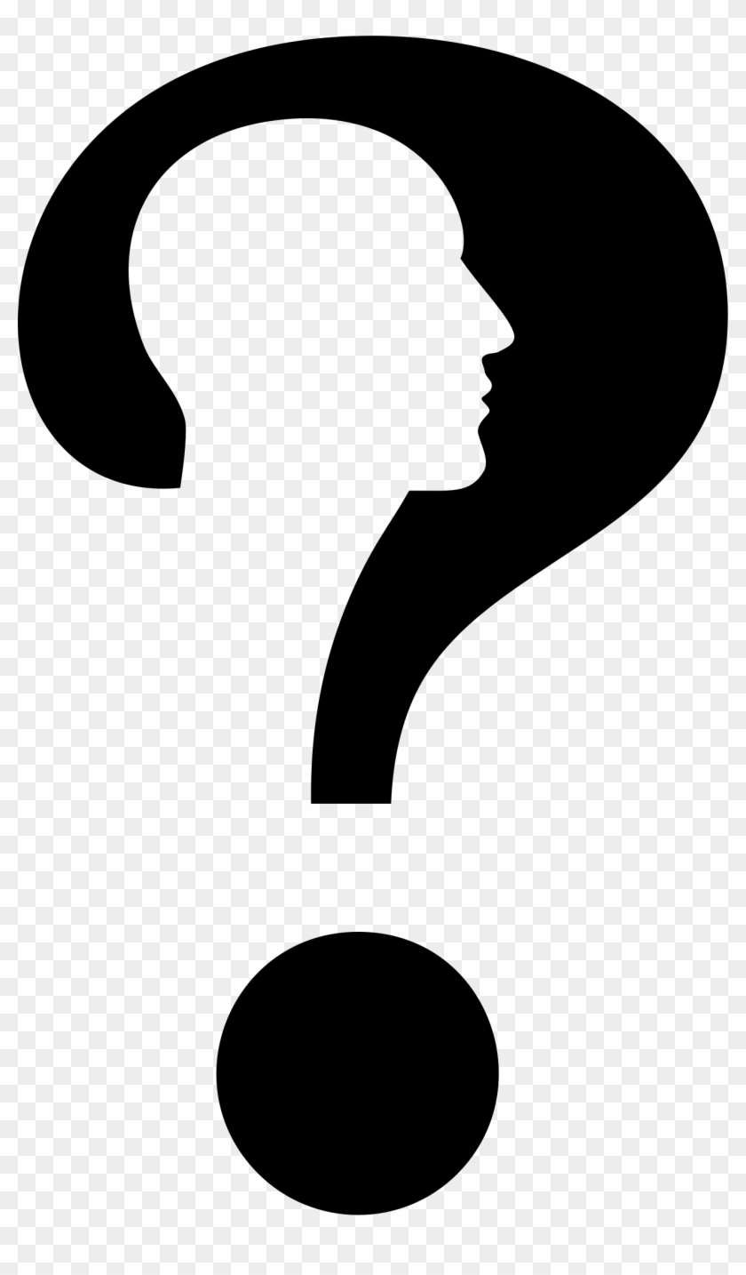 Unknown Clipart Question Comments - Human Face With Question Mark ...