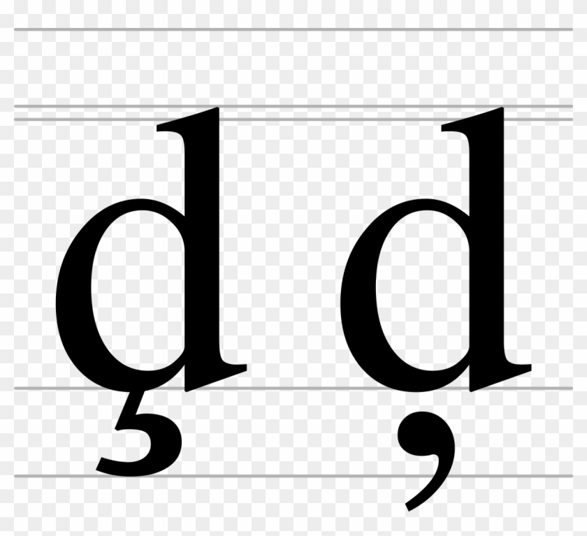 D Cedilla - Free Transparent PNG Clipart Images Download