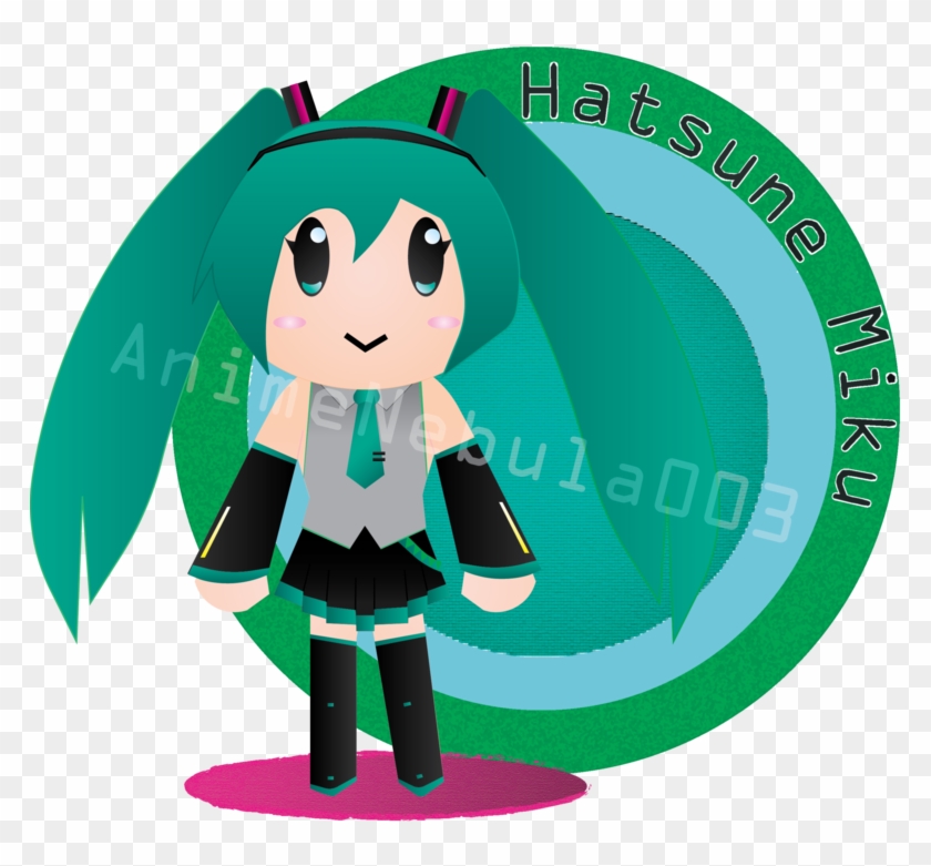 Hatsune Miku Mini By Animenebula003 - Cartoon - Full Size PNG Clipart ...