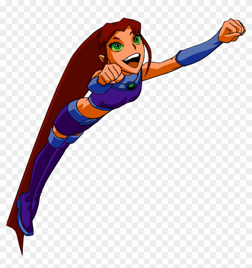 Starfire - Teen Titans Go Starfire Costume - Full Size PNG Clipart ...