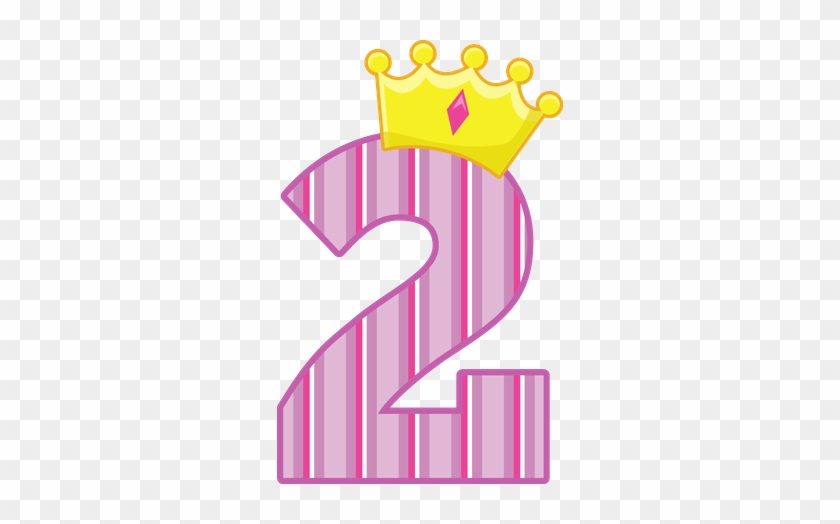 Princesas E Príncipes - Number 2 Birthday Png - Full Size PNG Clipart ...