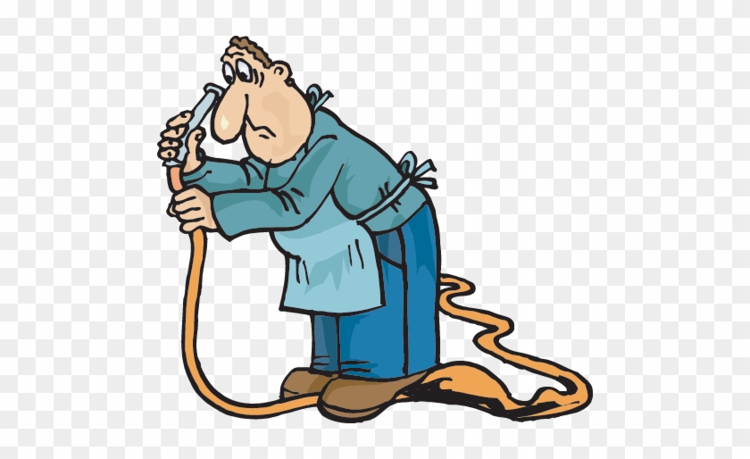 Standing On The Hose - Standing On A Hose - Full Size PNG Clipart ...