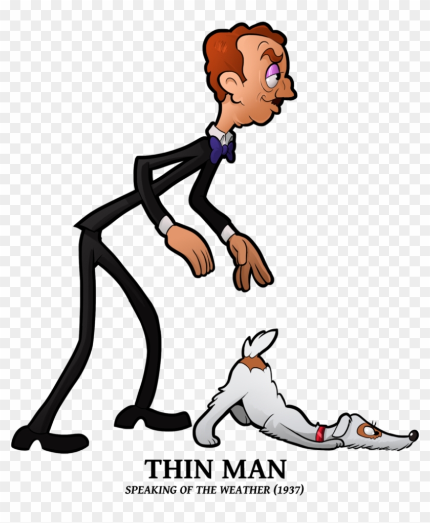 Thin Man By Boscoloandrea - Thin Man Cartoon Png - Full Size PNG ...