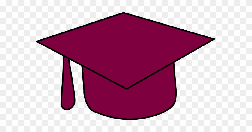 Maroon Grad Cap Clip Art At Clker - Clip Art - Full Size PNG Clipart ...