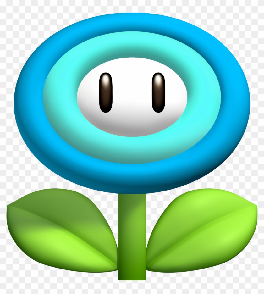 Ice Flower - Super Mario Ice Flower - Full Size PNG Clipart Images Download