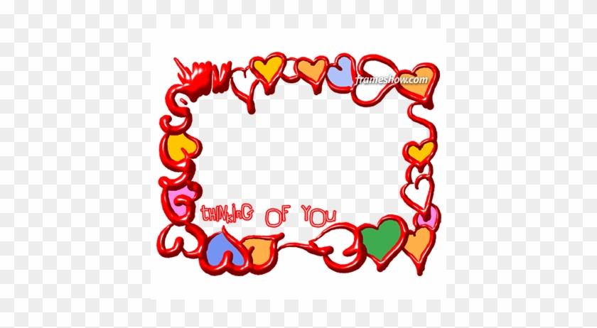 Thinking Of You Photo Frame - Friends Photo Frame Png - Full Size PNG ...