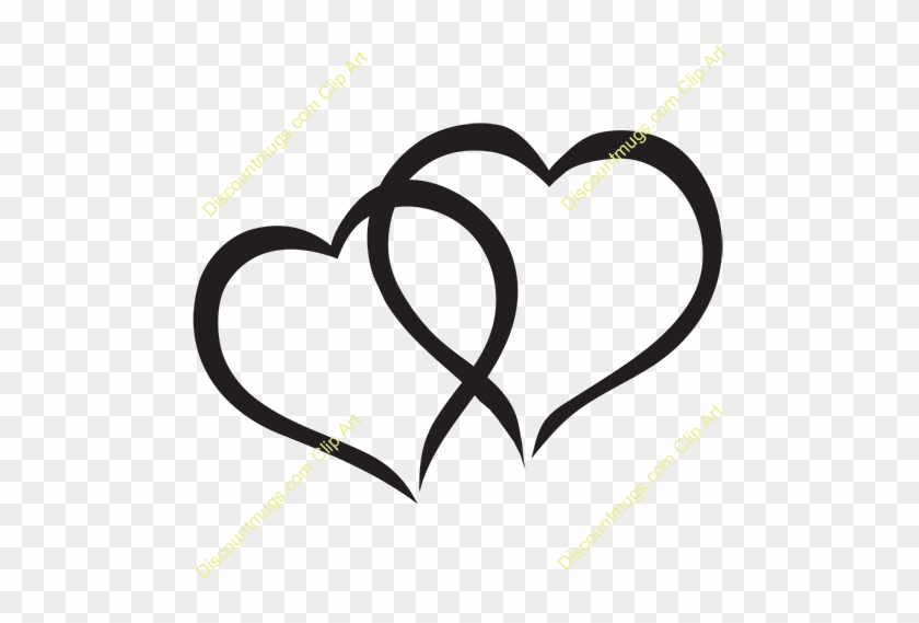 Overlap Of Hearts Clipart - Cute Hearts - Full Size PNG Clipart Images ...